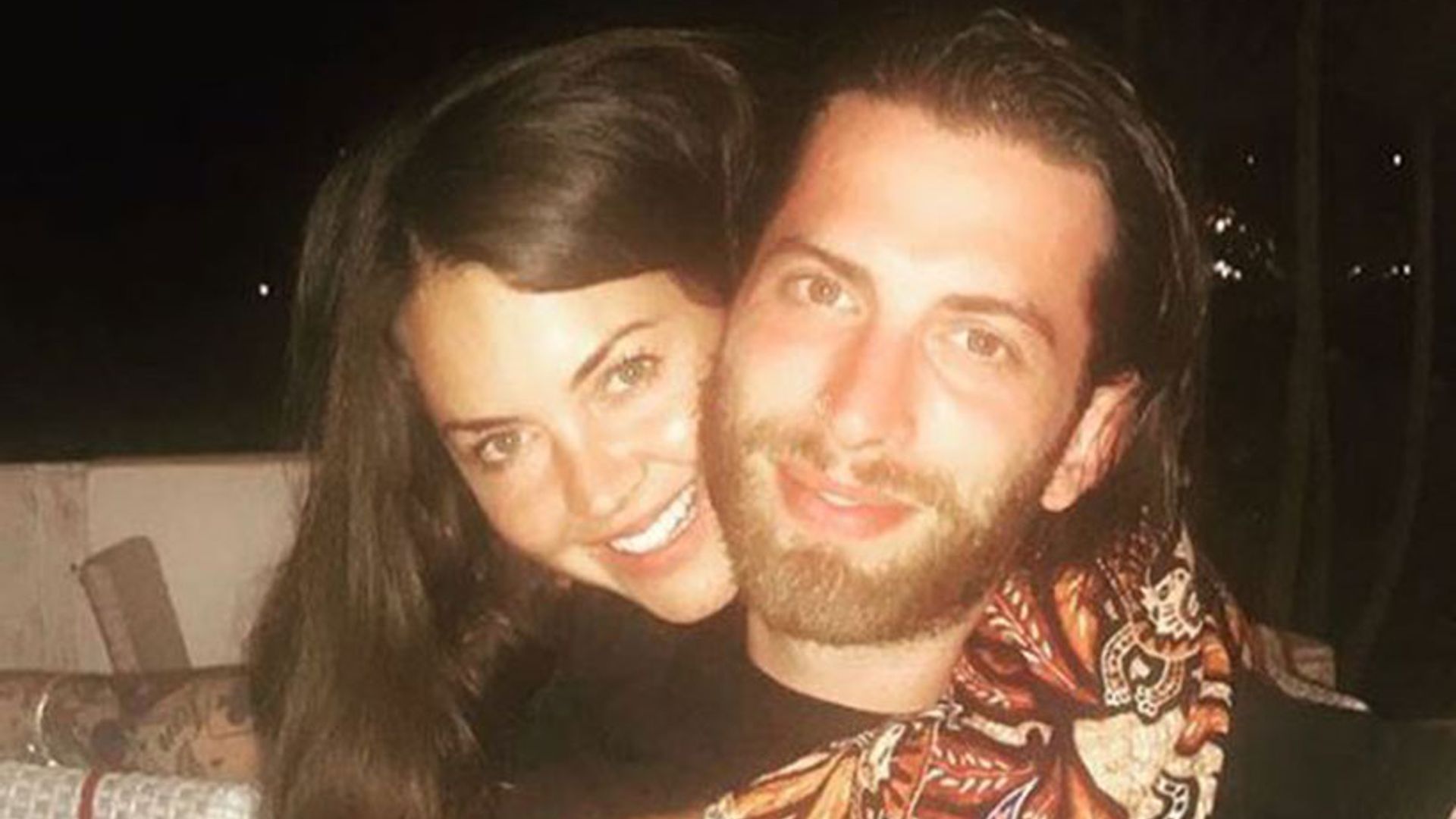 EastEnders star Lacey Turner and husband Matt Kay celebrate something ...