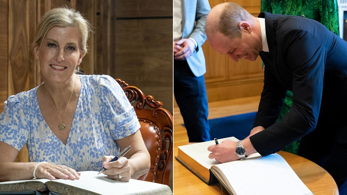 Royals who are left-handed: from Duchess Sophie to Prince William | HELLO!