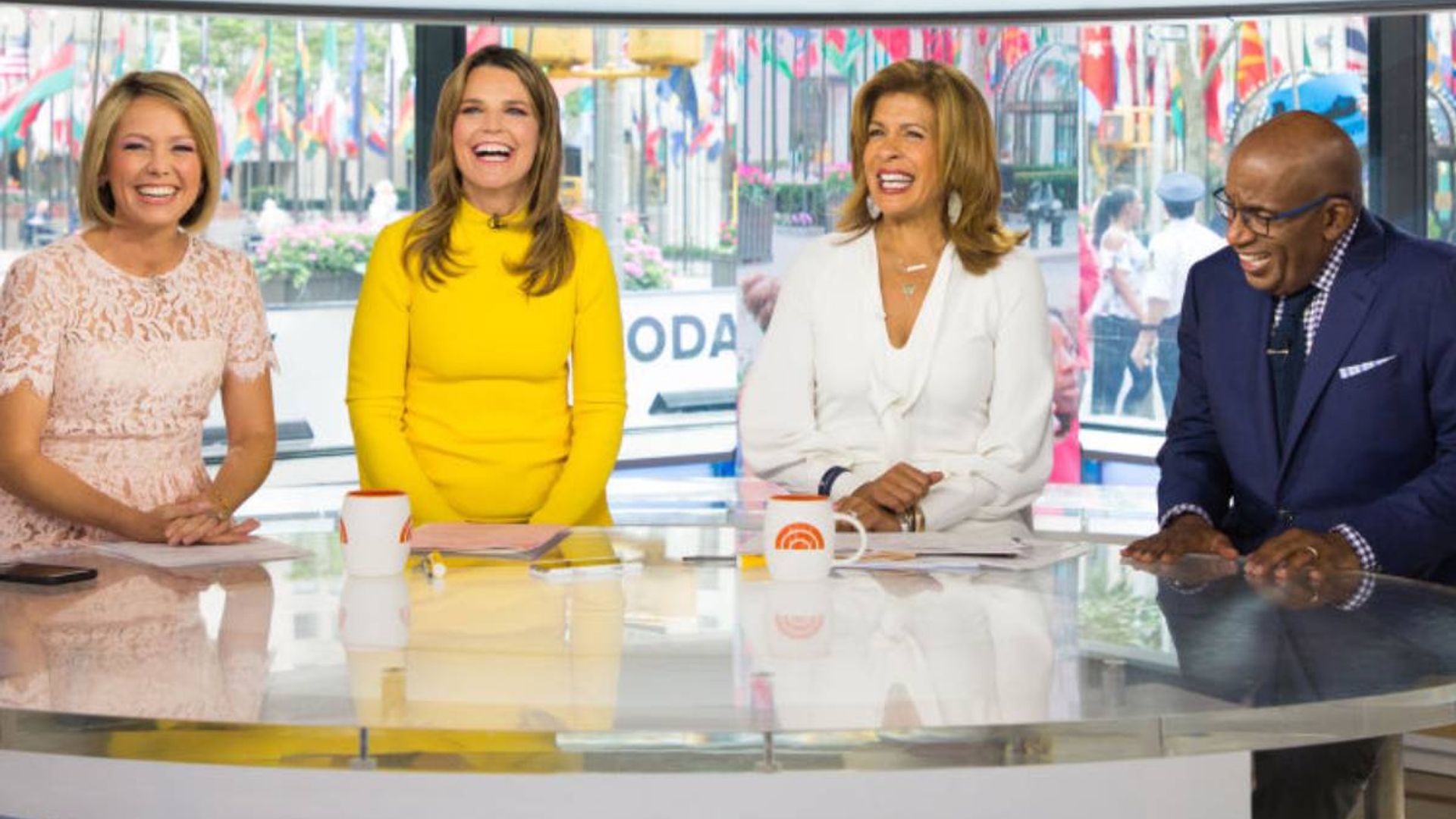 Today's Hoda Kotb, Savannah Guthrie and Jenna Bush Hager as you've ...
