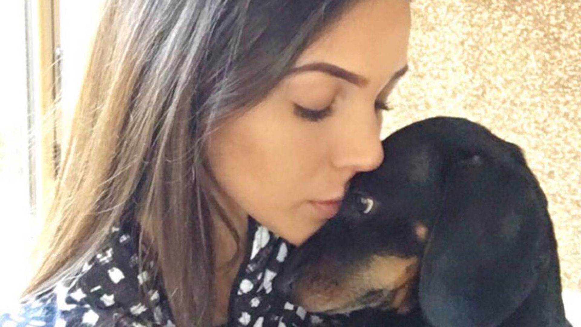 Michelle Keegan's dog-walking outfit is even chicer than you'd expect ...