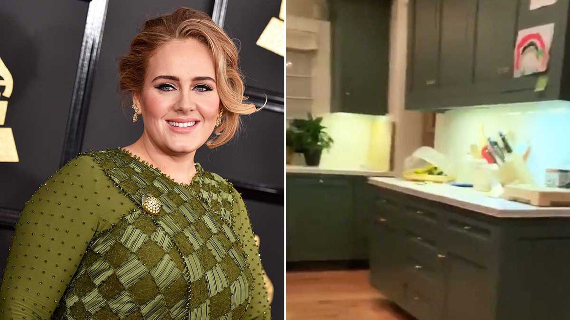 Adele reveals never-before-seen kitchen inside family home | HELLO!