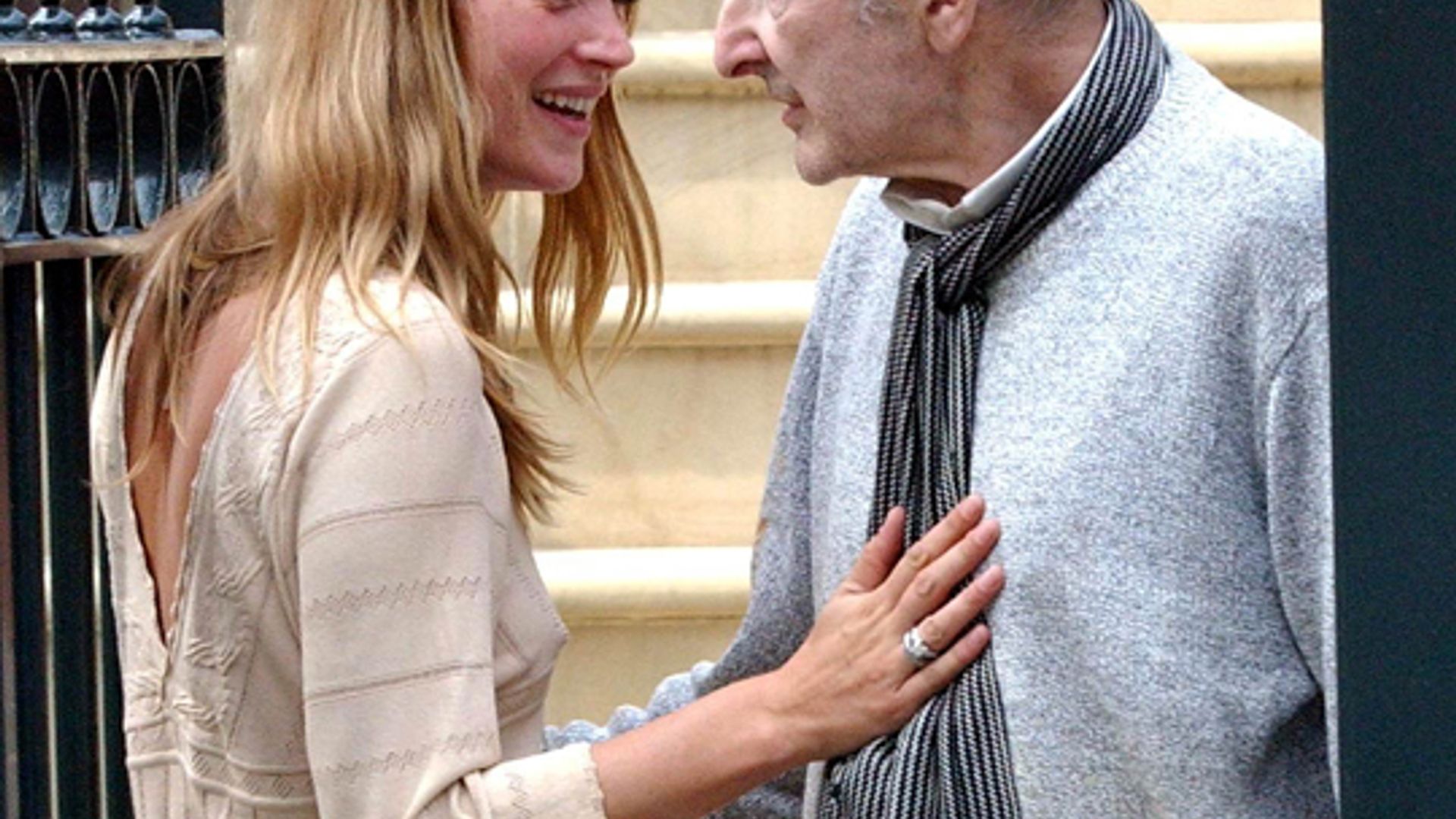 Kate Moss reveals Lucian Freud tattoo on her back | HELLO! Kate Moss reveals Lucian Freud tattoo on her back | HELLO!