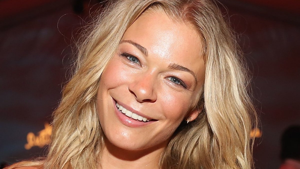 LeAnn Rimes wows fans in glitter swimsuit | HELLO!