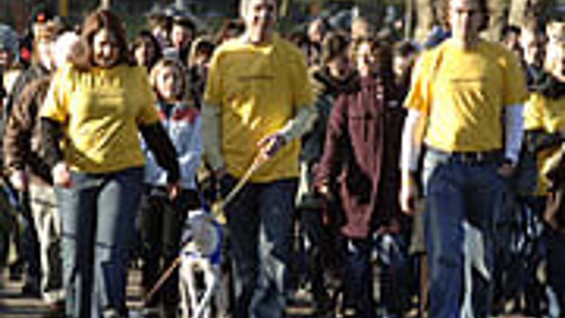 Neil and his beloved Tiggy help launch an adopt-a-dog | HELLO!