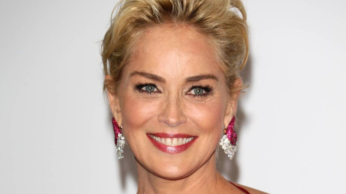 Sharon Stone Showcases Toned Physique In Tiny String Bikini Selfie