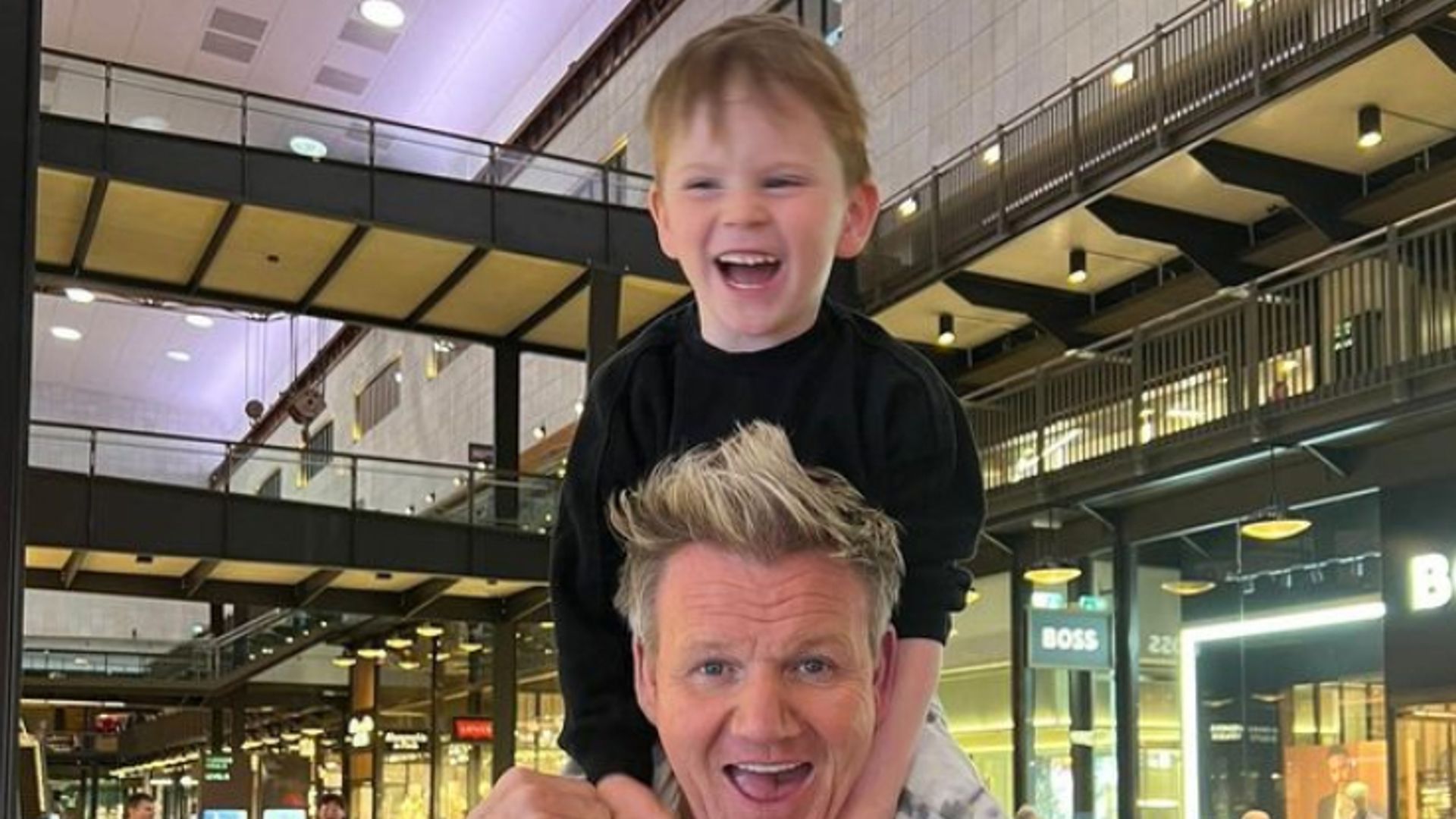Gordon Ramsay's lookalike son Oscar, four, has cutest reaction to ...