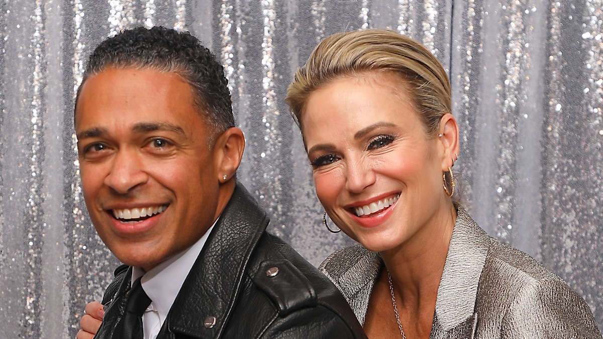 Amy Robach and T.J. Holmes cozy up to each other in photos from ...