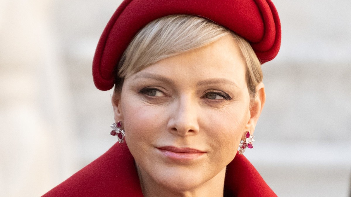 Princess Charlene rocks daring beauty look for festive outing with ...