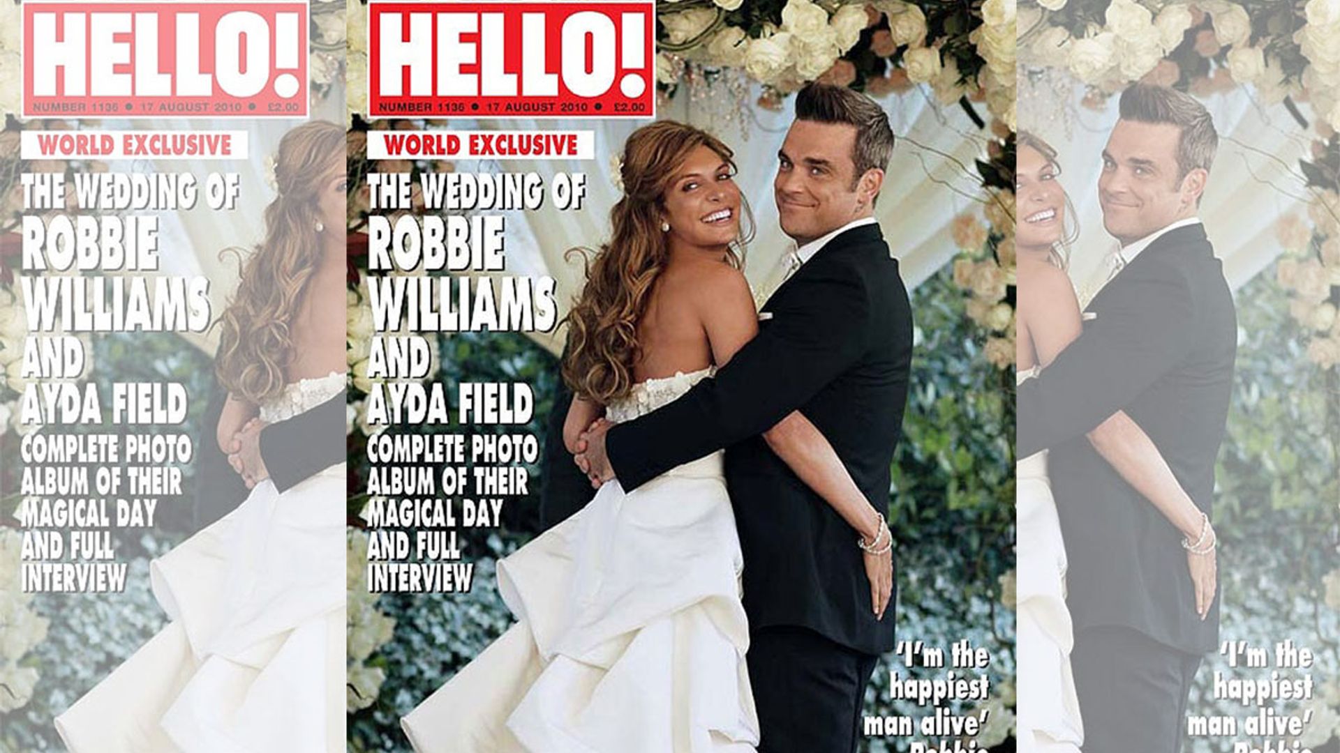 Robbie Williams and Ayda Field celebrate 10th wedding anniversary: look ...