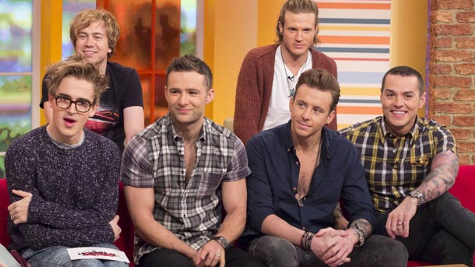 McBusted talk about Tom's wife's pregnancy as the copy are expecting a ...