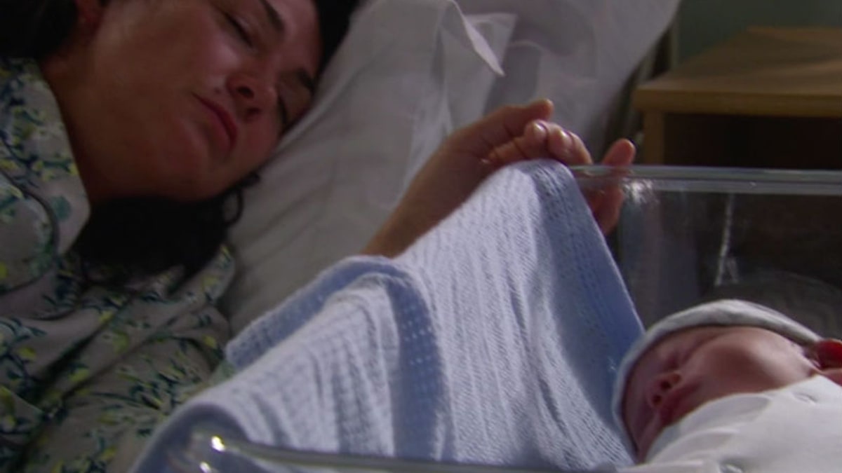 Emmerdale fans notice blunder over Moira Barton's baby | HELLO!