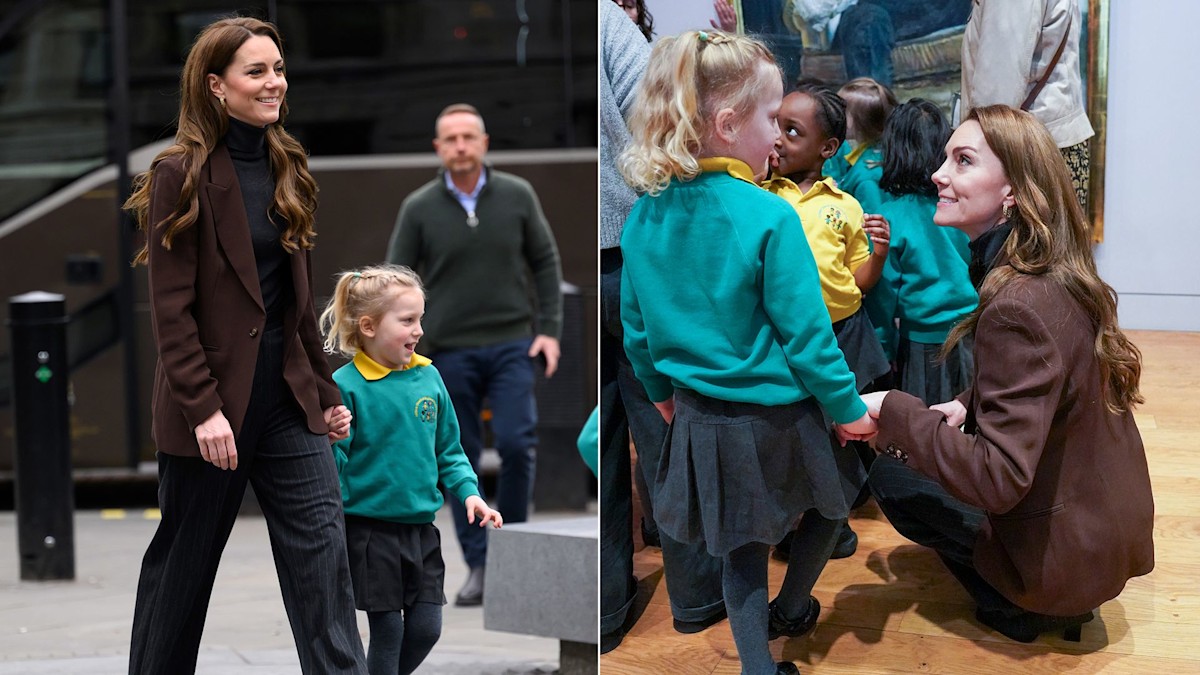 Kate Middleton just like 'one of the school mums' on fun-filled London ...