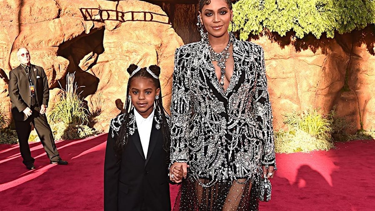 Blue Ivy celebrates her first Grammy win by drinking out of it while ...