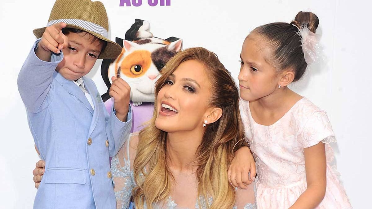 Jennifer Lopez's twins Emme and Max showcase incredible singing talents in rare family video ...