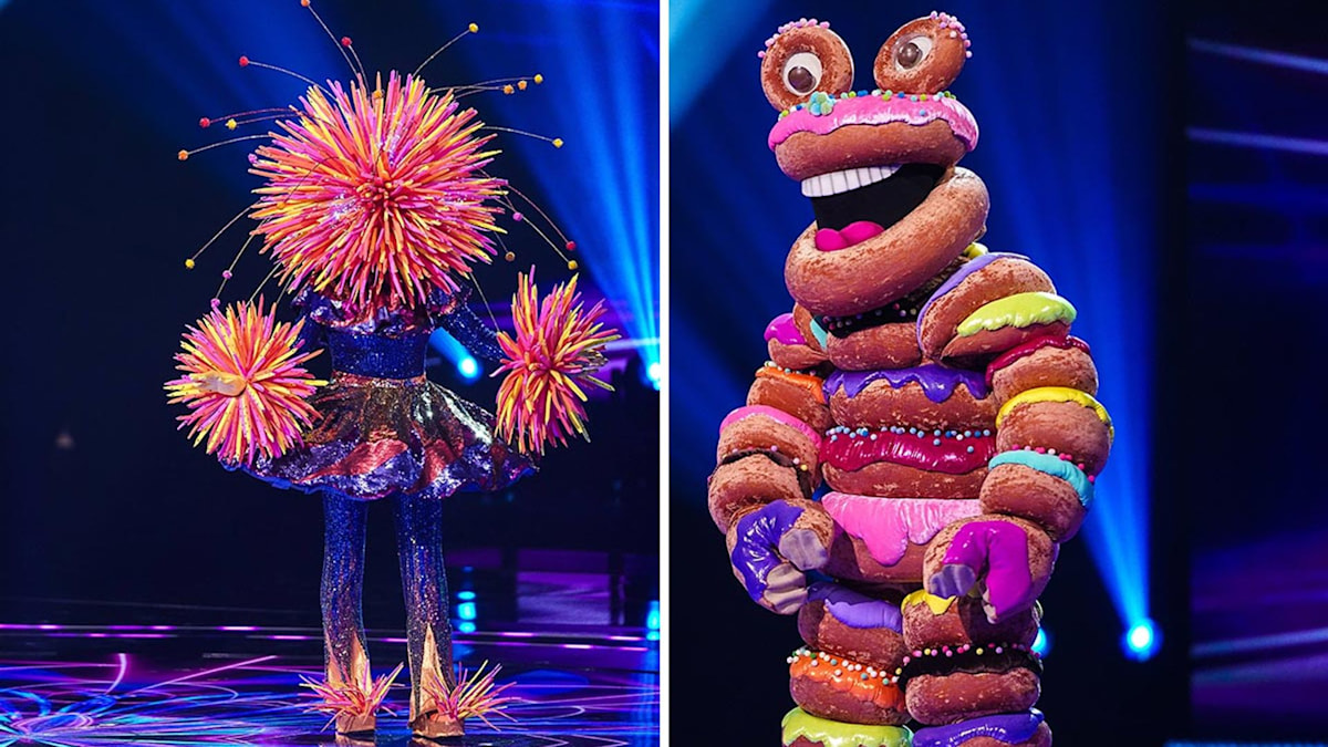 The Masked Singer: Firework & Doughnuts revealed in dramatic double ...