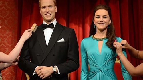 Prince William and Kate Middleton's wax figures unveiled | HELLO!