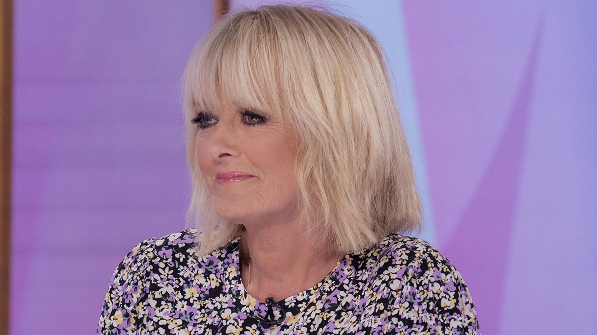 Loose Women's Jane Moore stuns in side-split midi dress | HELLO!