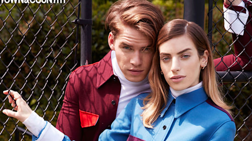 Tyler Clinton and Clara McGregor stun in college-inspired photoshoot ...