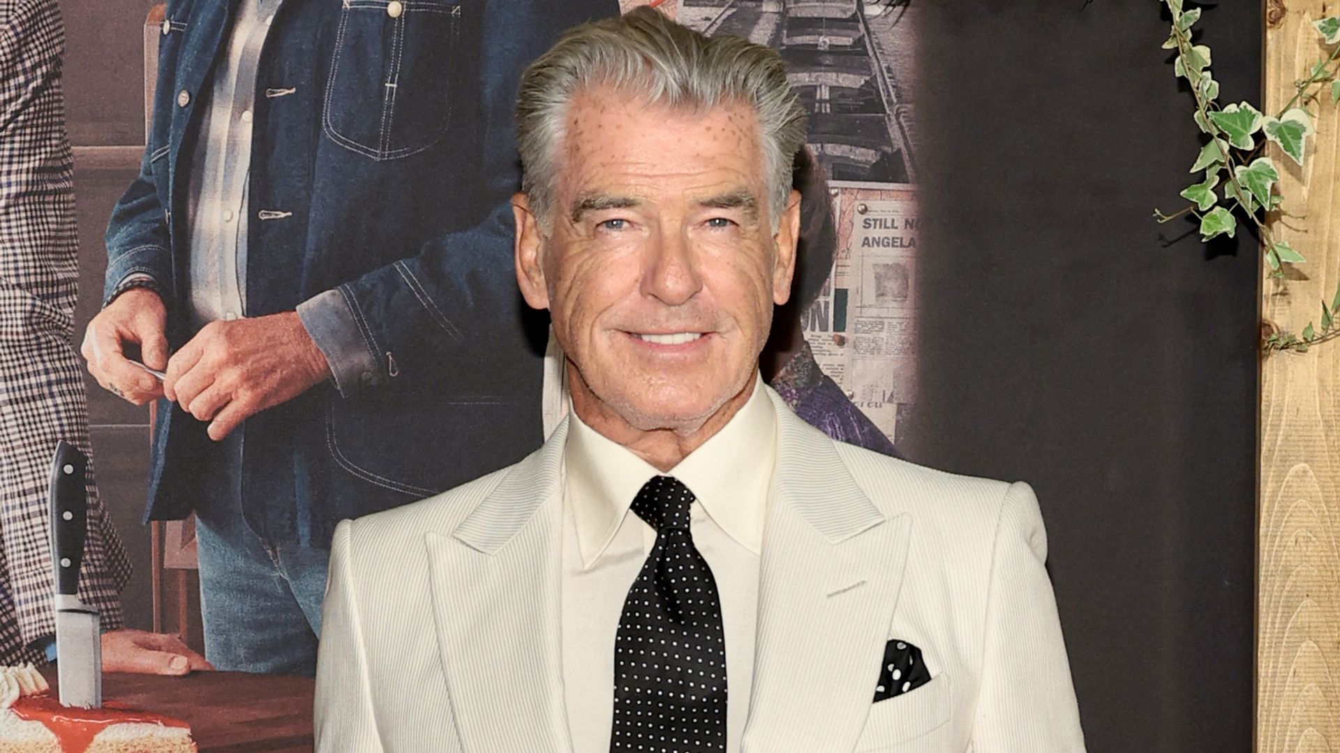 Pierce Brosnan's handsome 6'4 model son towers over him in rare joint appearance | HELLO!