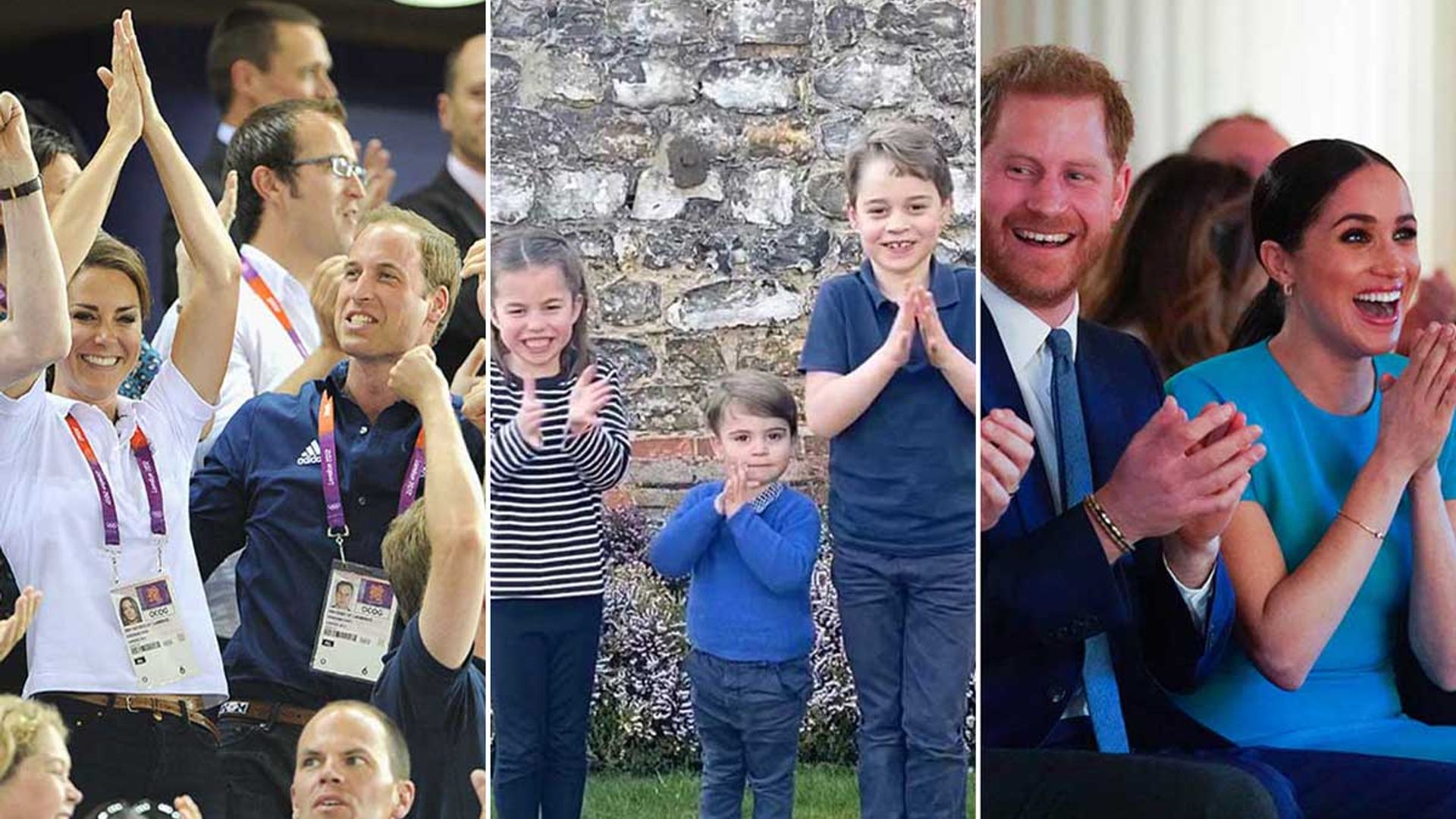 Kate Middleton, Meghan Markle, the Queen and more royals clapping - see ...