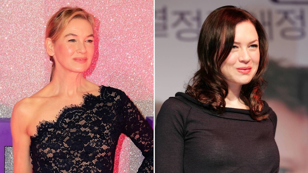 See how Renée Zellweger has changed in before-and-after photos from Bridget Jones premieres | HELLO!