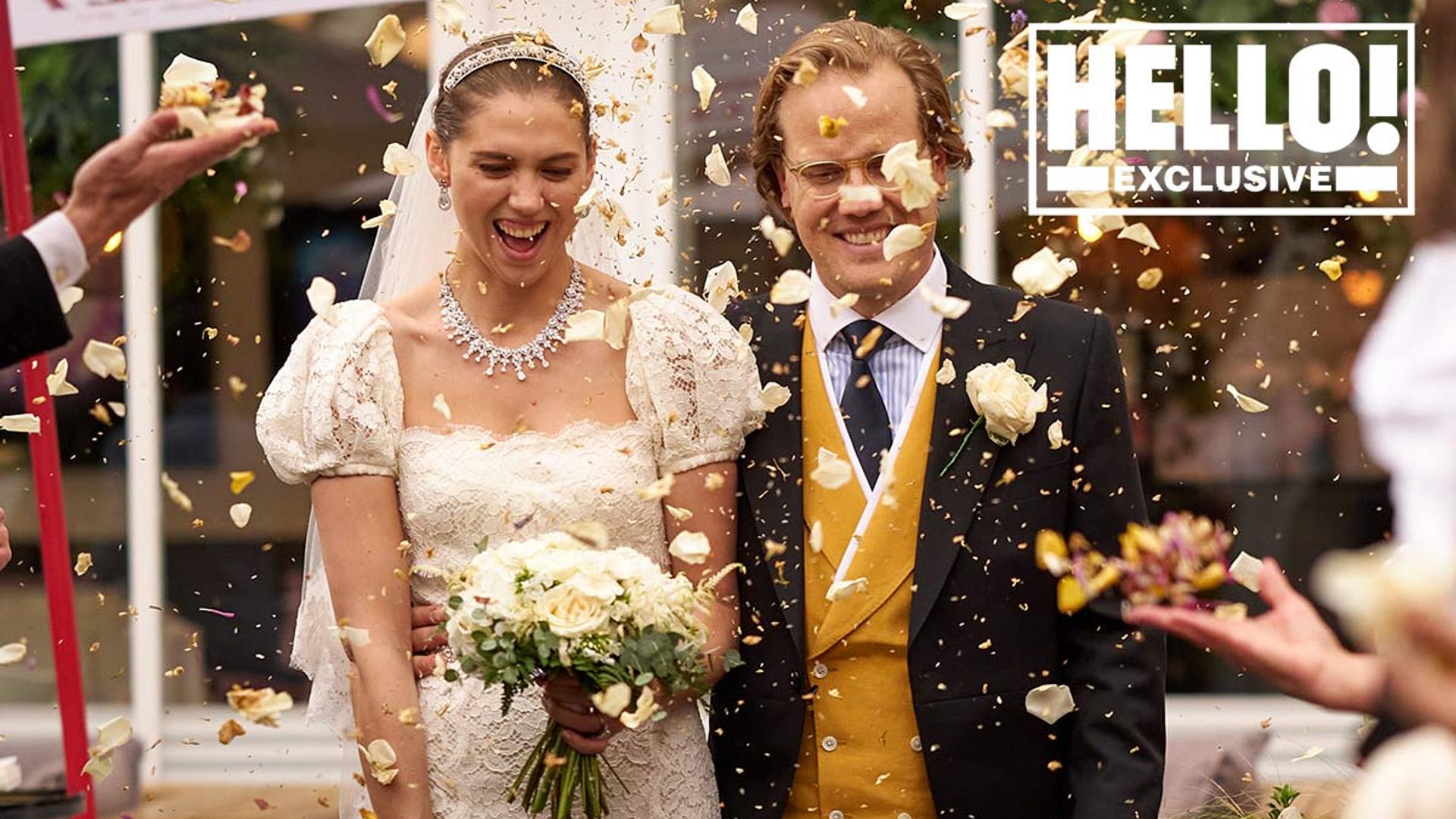 Model Sabrina Percy looks regal as she marries Phineas Page – exclusive ...