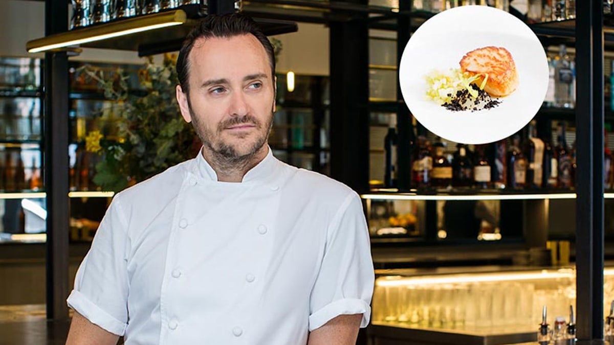 Jason Atherton's roast Orkney scallops with pommes souffles and caviar ...