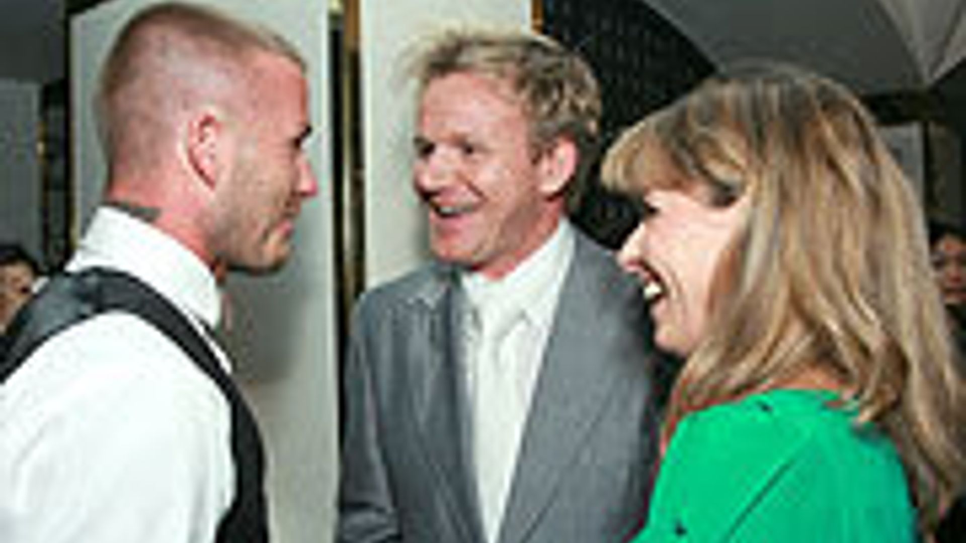 Gordon opens LA restaurant with a little support from David | HELLO!