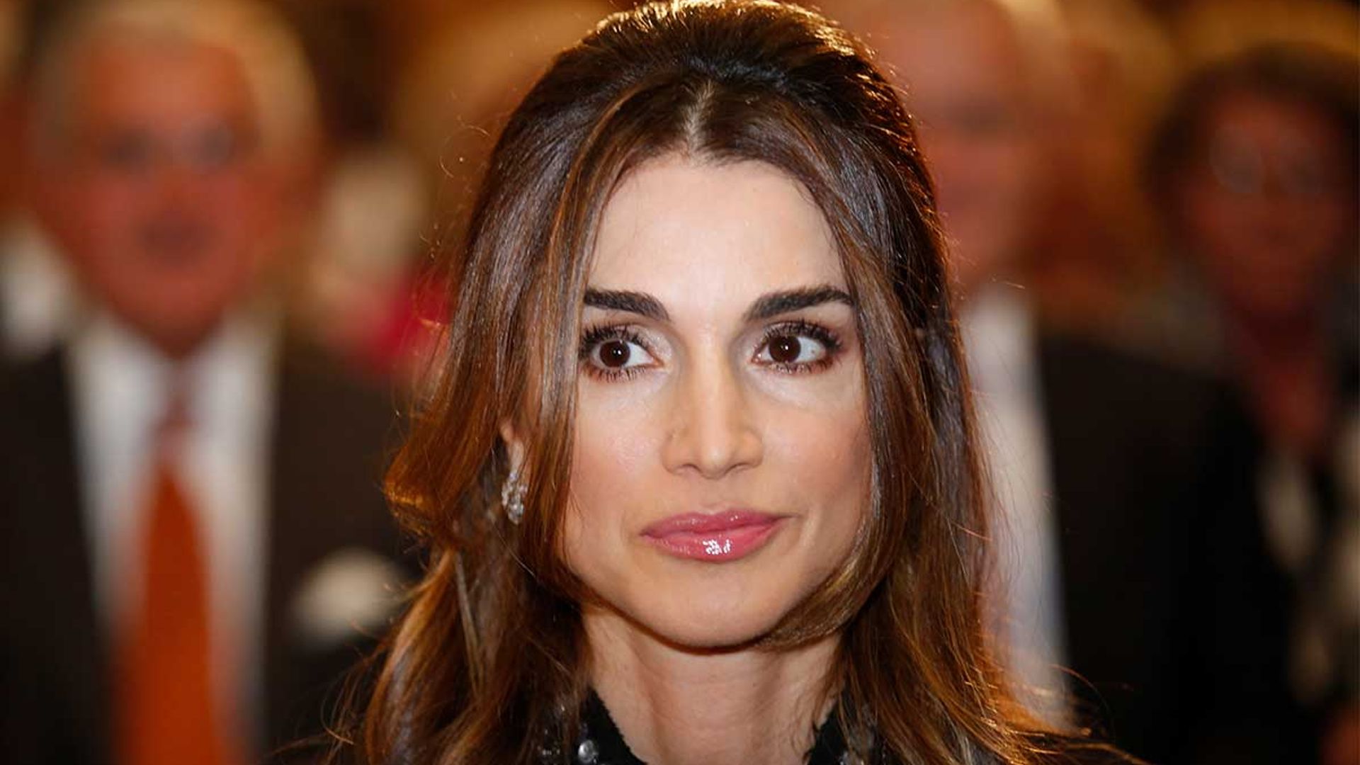 Queen Rania enchants in slim-fit trousers and heels | HELLO!