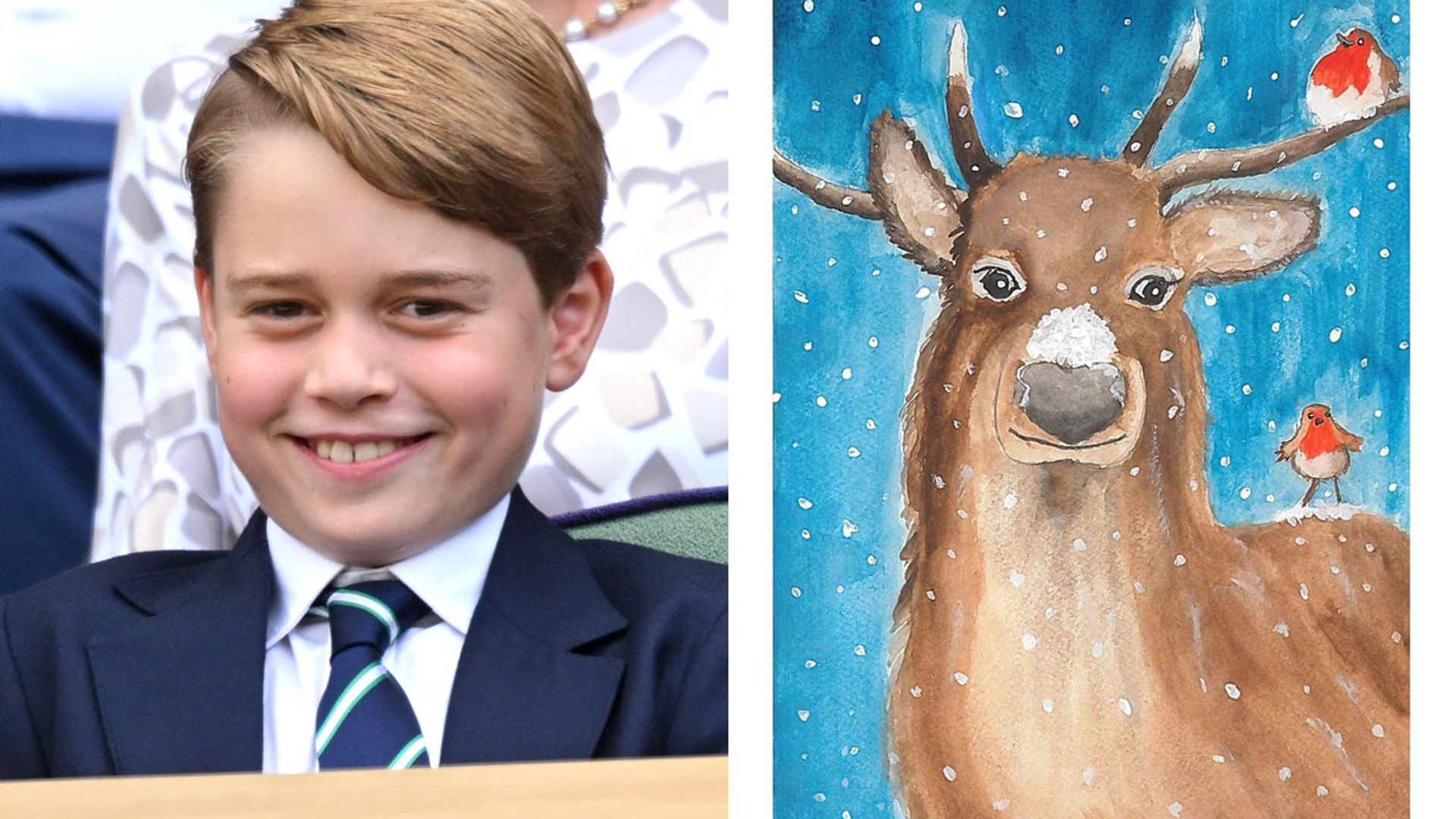 Prince George's Christmas painting leaves fans divided on Boxing Day ...