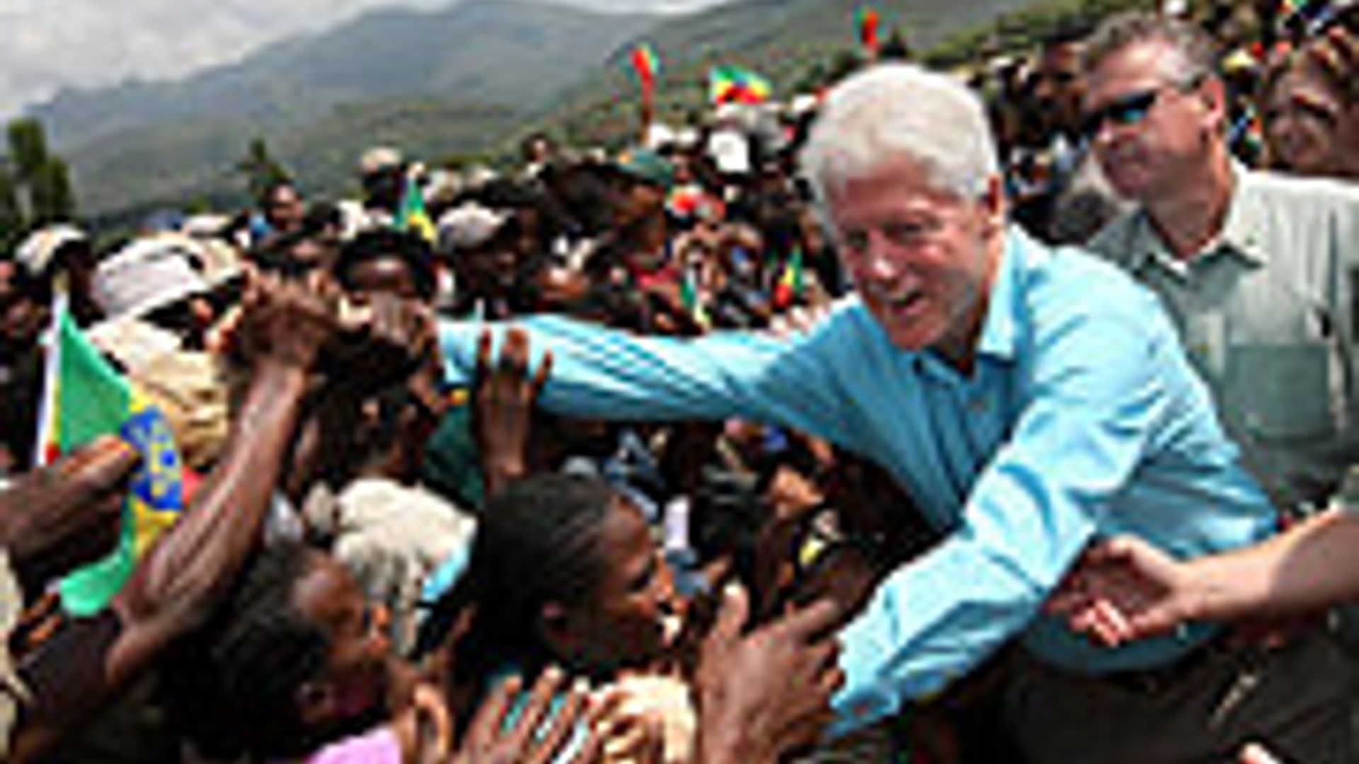 Bill Clinton promises millions to fight Aids | HELLO!
