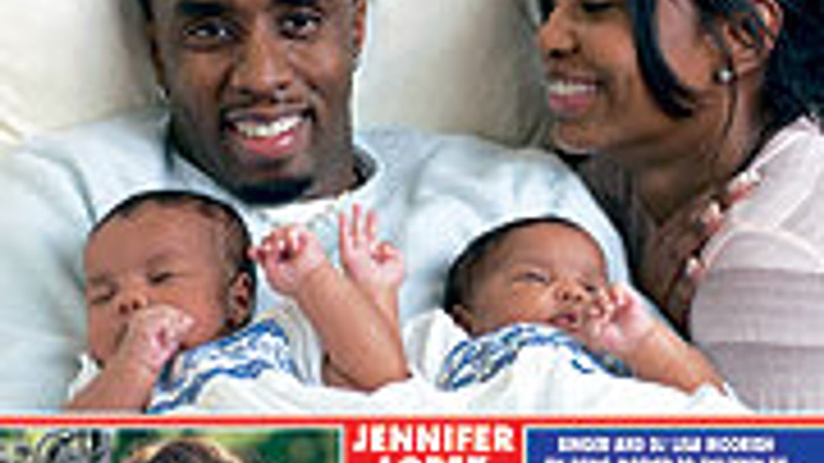 P Diddy introduces twin daughters in HELLO! magazine | HELLO!