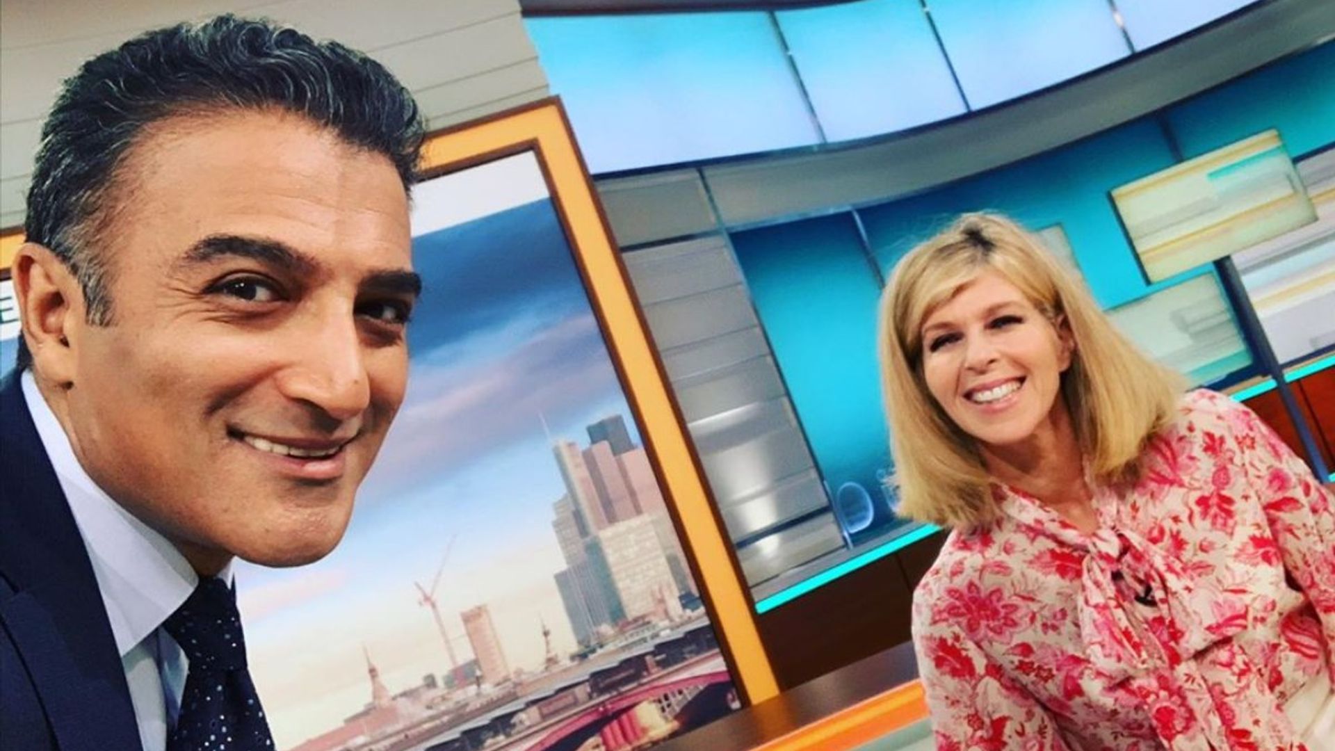 Good Morning Britain presenter Adil Ray shares sweet selfie with Kate ...