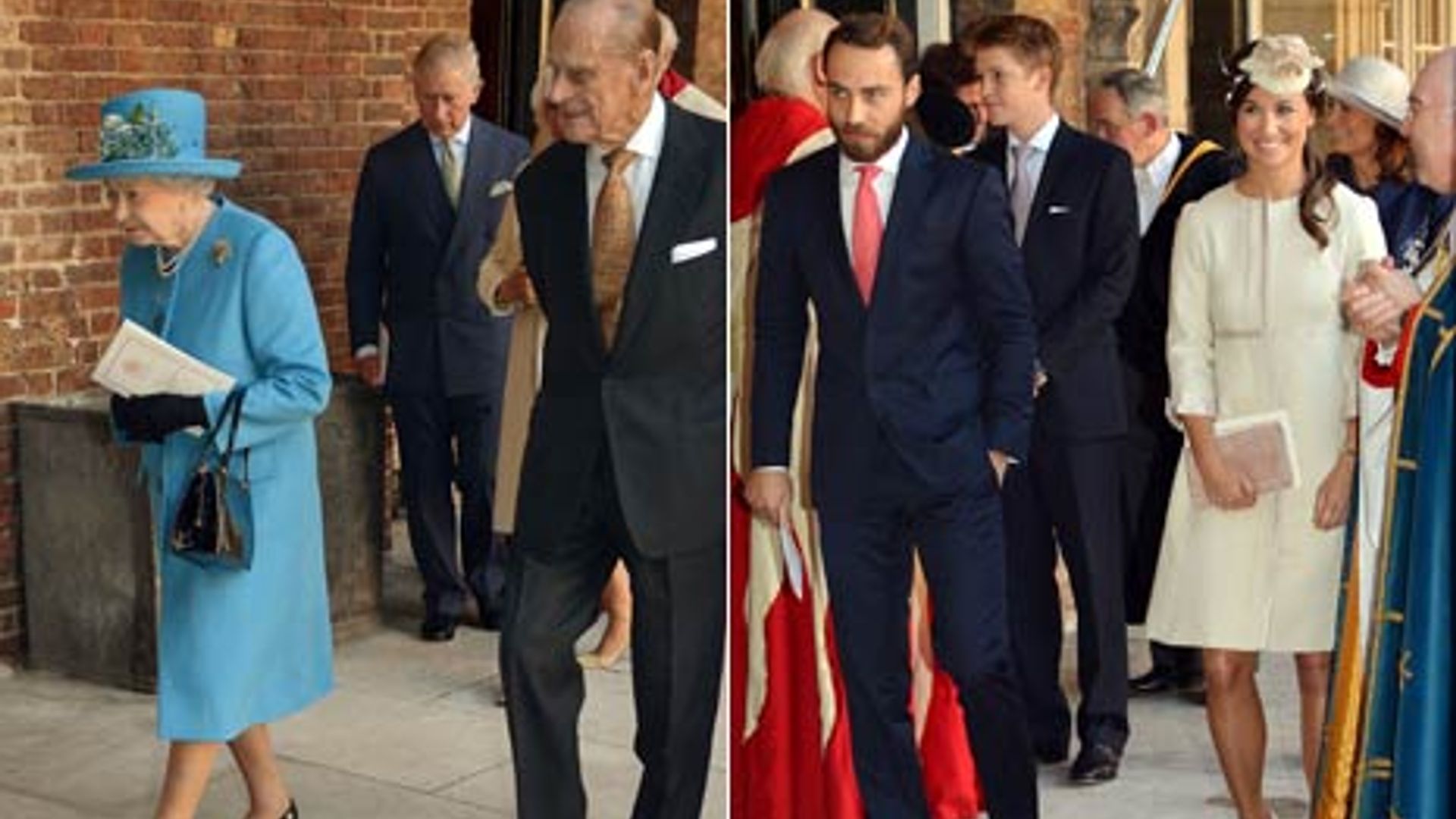 Prince George christening photos: the Queen, Prince Charles, Prince ...