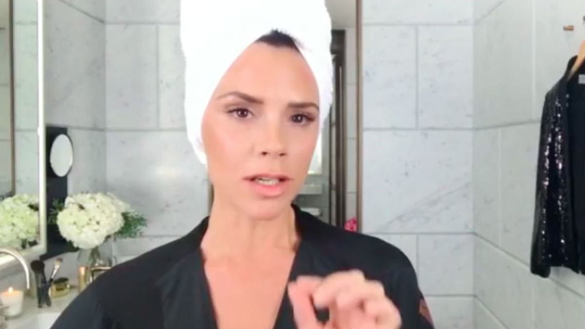 Victoria Beckham smiles in rare, make-up free video | HELLO!