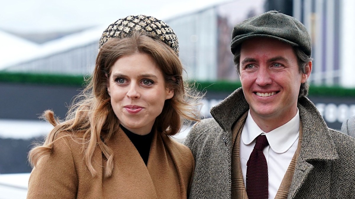 Princess Beatrice Is The Picture Of Elegance In Silhouette Skimming Coat And Statement Hairband