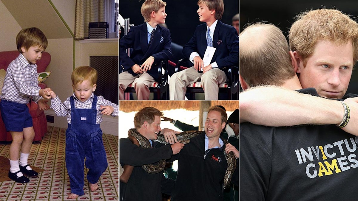 Prince Harry and Prince William's sweet brotherly moments before royal ...