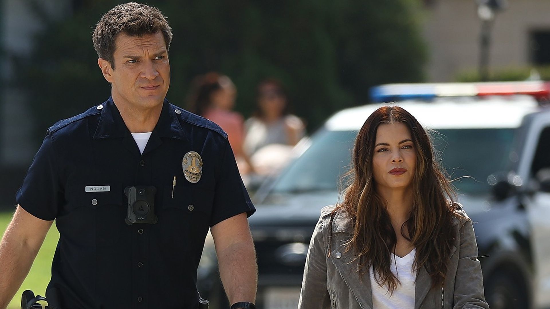 The Rookie star Nathan Fillion praises Nolan and Bailey romance, teases ...