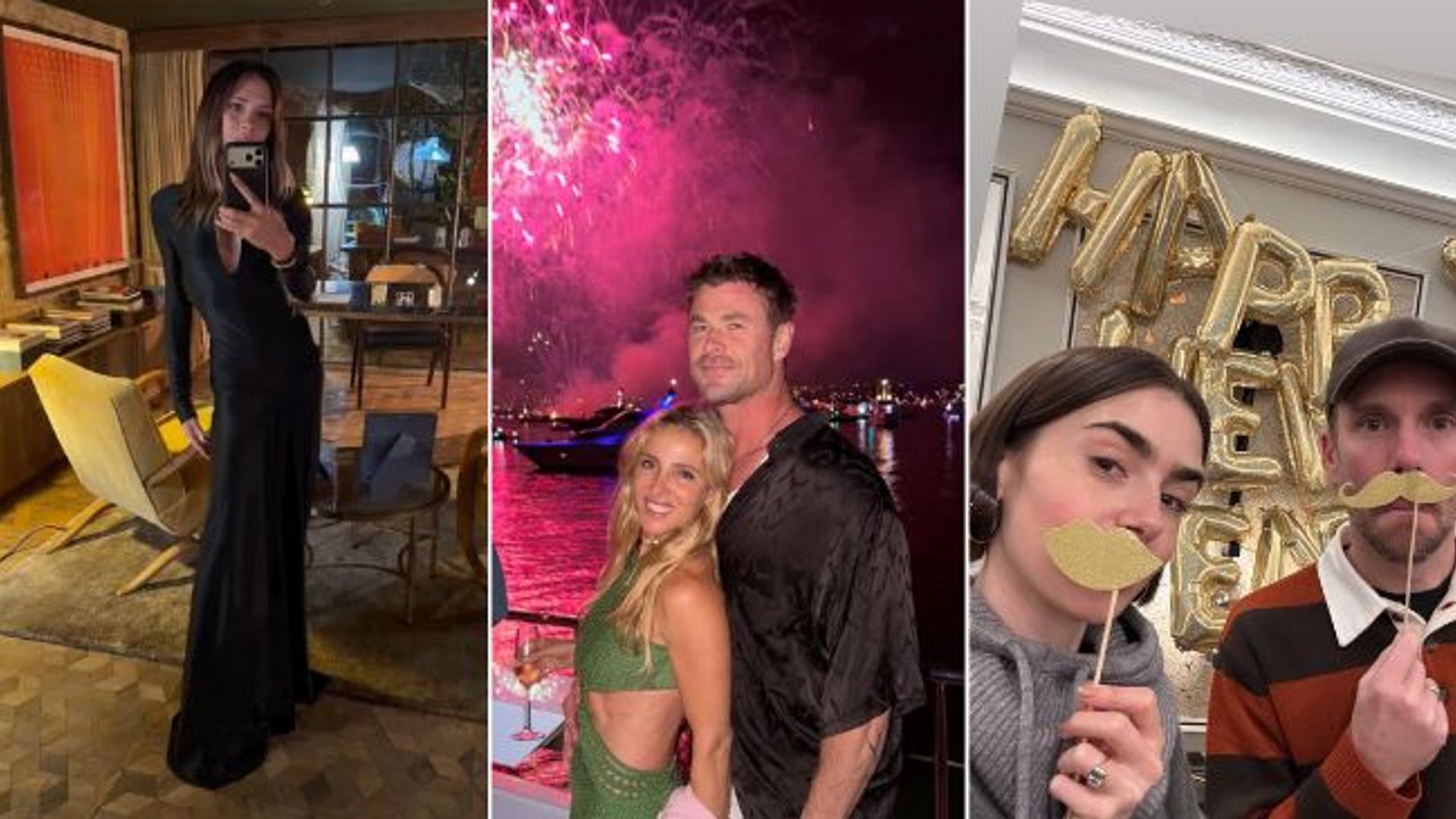 Celebrity New Year celebrations: How Victoria Beckham, Heidi Klum, Lily ...