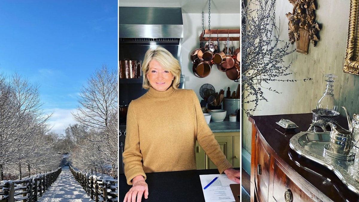 Martha Stewart's kitchen is fit for royalty – see photos | HELLO!
