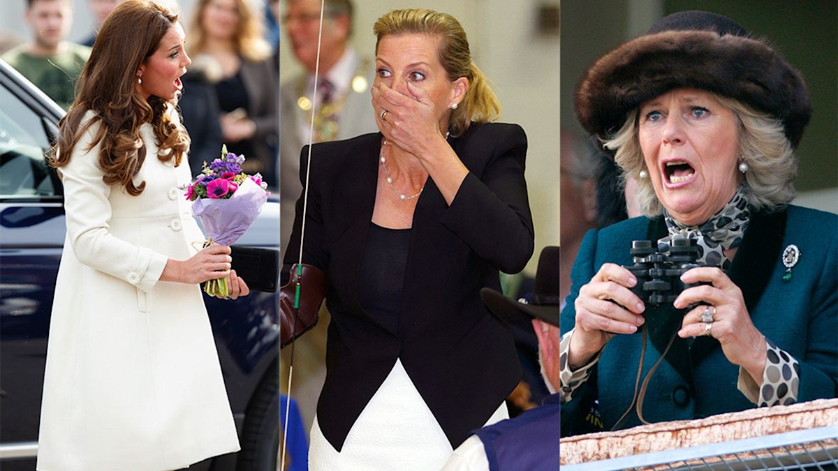Shocked royals: photos of Kate Middleton, Sophie Wessex and more ...