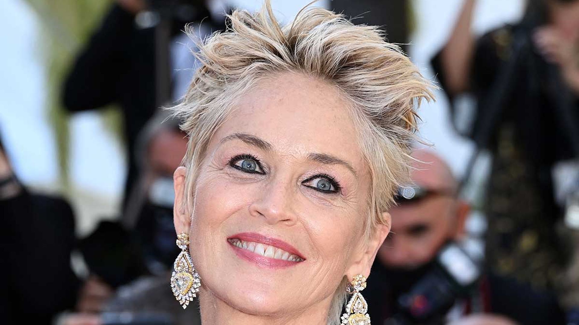 Sharon Stone steps out with much younger man for PDA-packed date | HELLO!