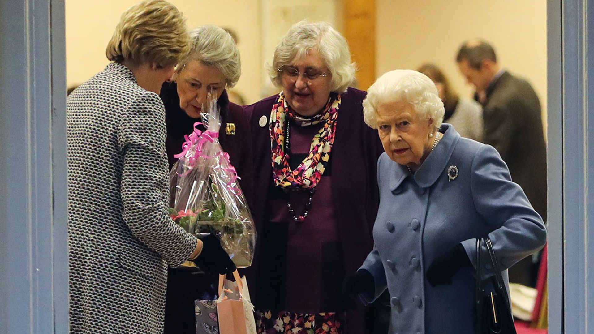 The Queen in high spirits as she returns to work in Sandringham | HELLO!
