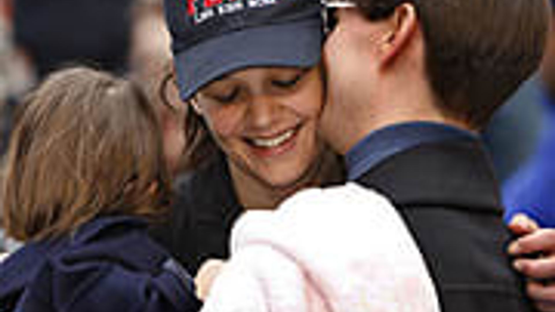 Proud mums Katie and Paula share marathon triumph with kids | HELLO!