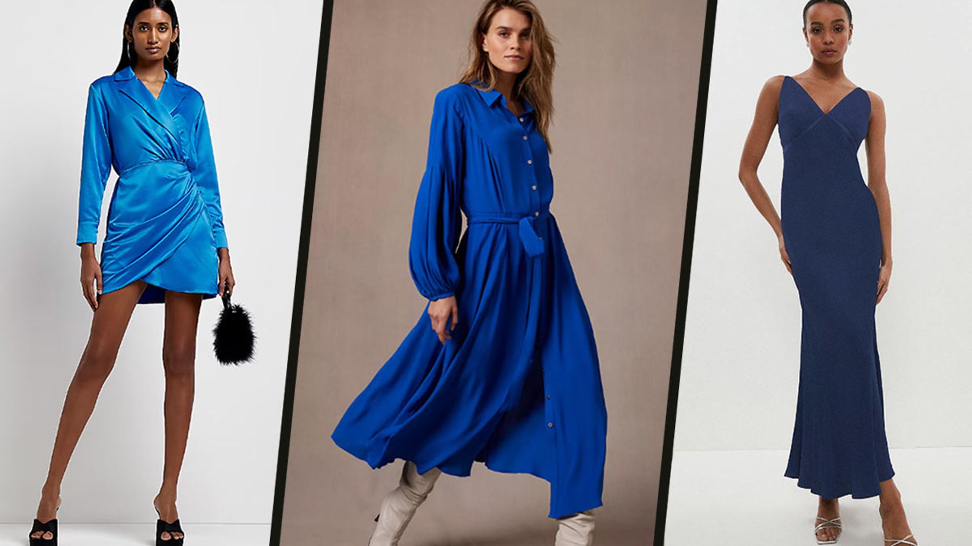 16 best blue dresses for winter: From M&S to ASOS, River Island & MORE ...