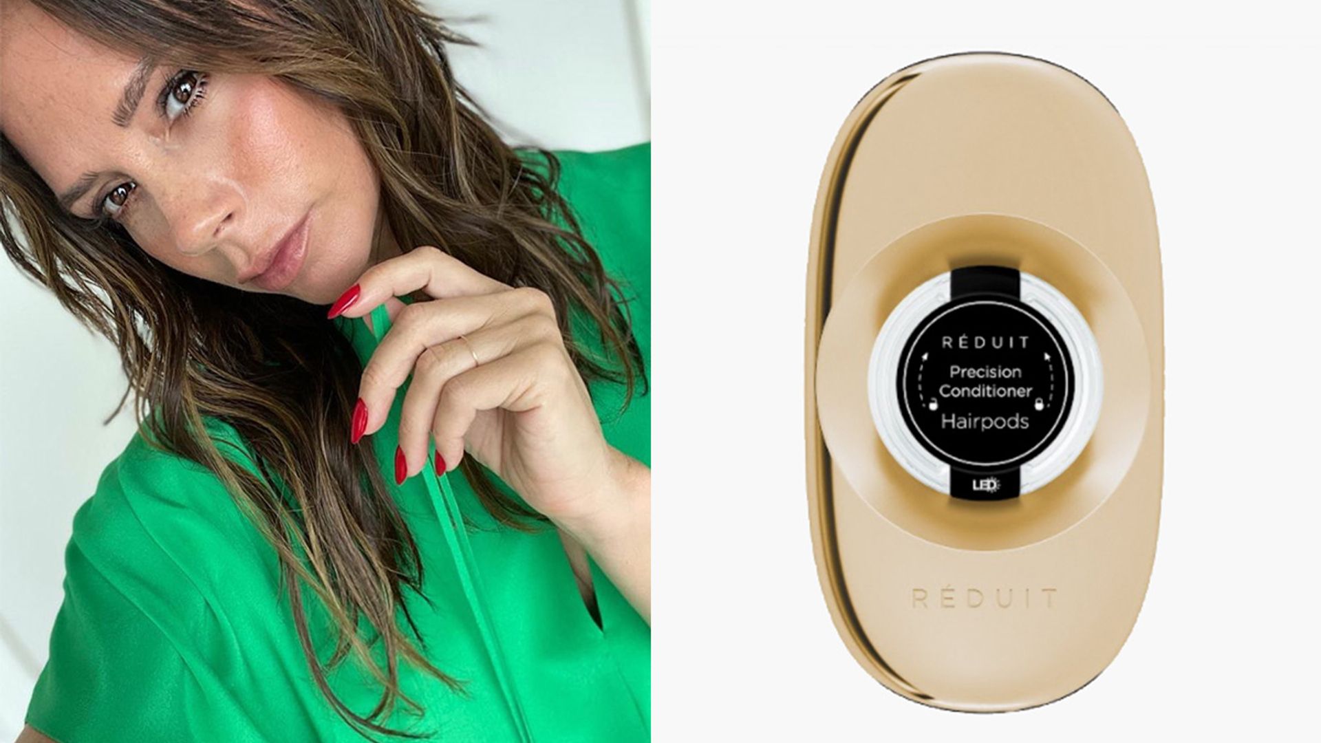 Victoria Beckham is a fan of the luxe Reduit LED hair tool - but what ...