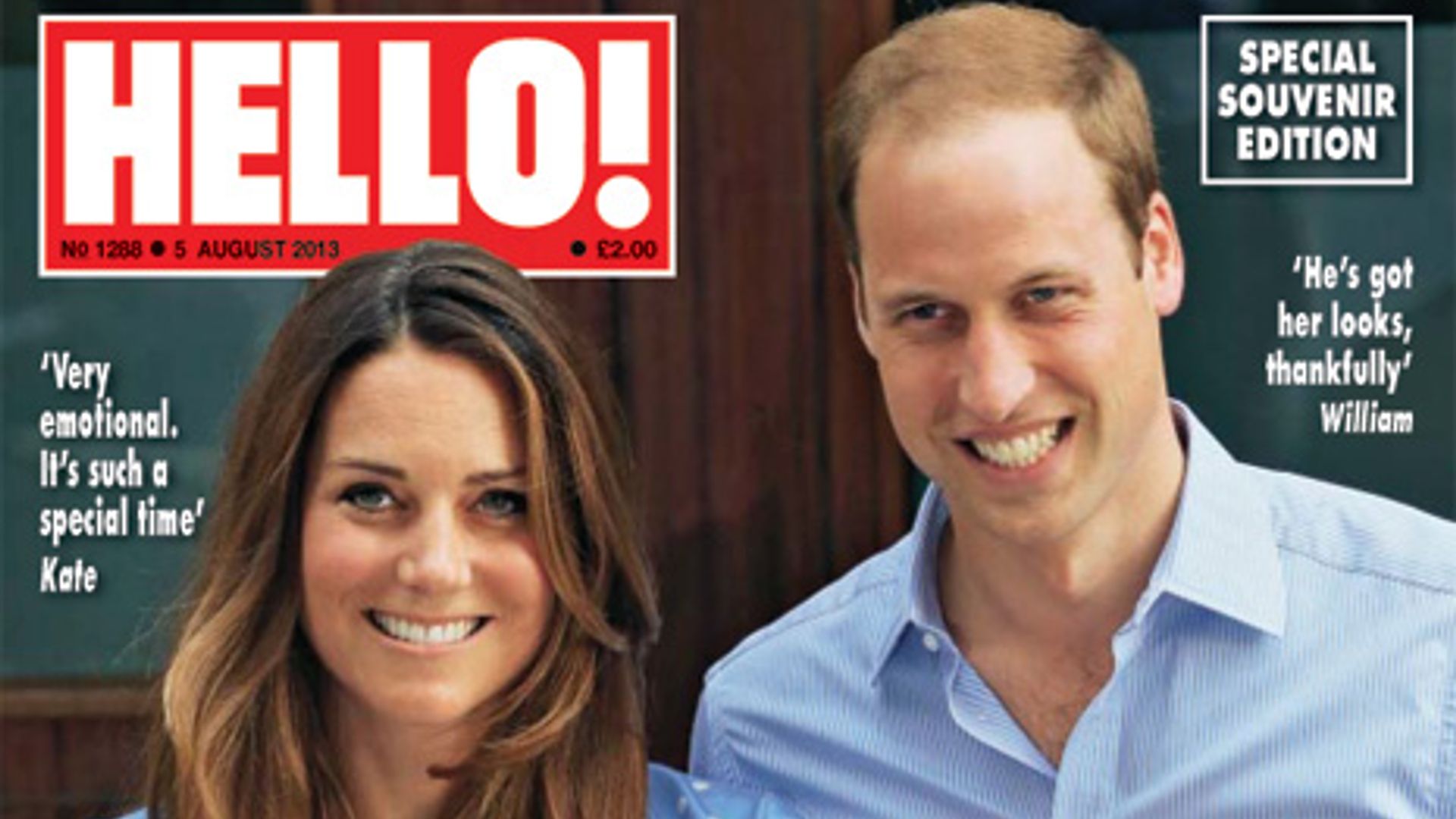 HELLO! unveils souvenir edition to mark the birth of baby Cambridge ...