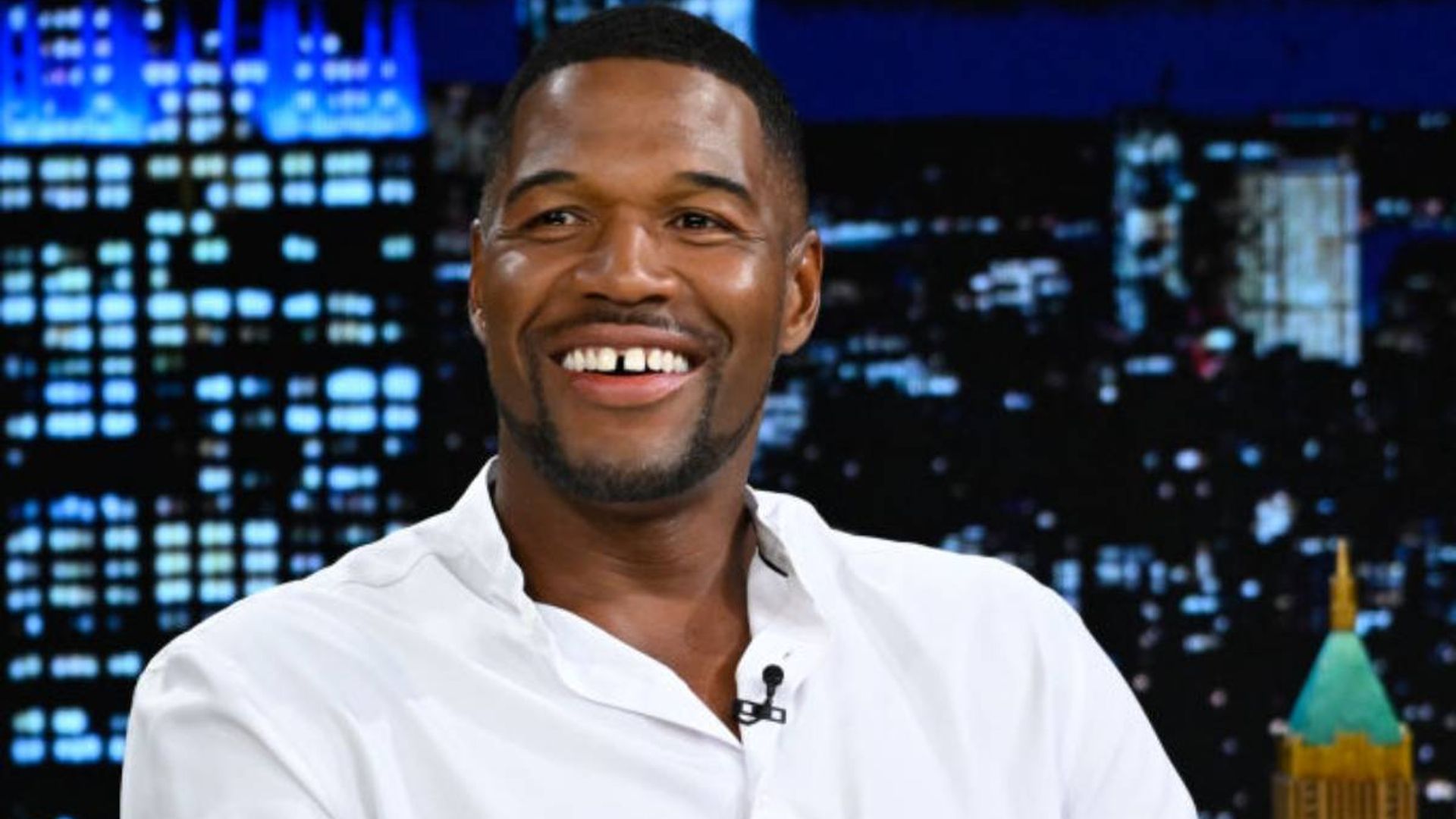 Michael Strahan is a 'proud dad' as he celebrates with baby photo as ...