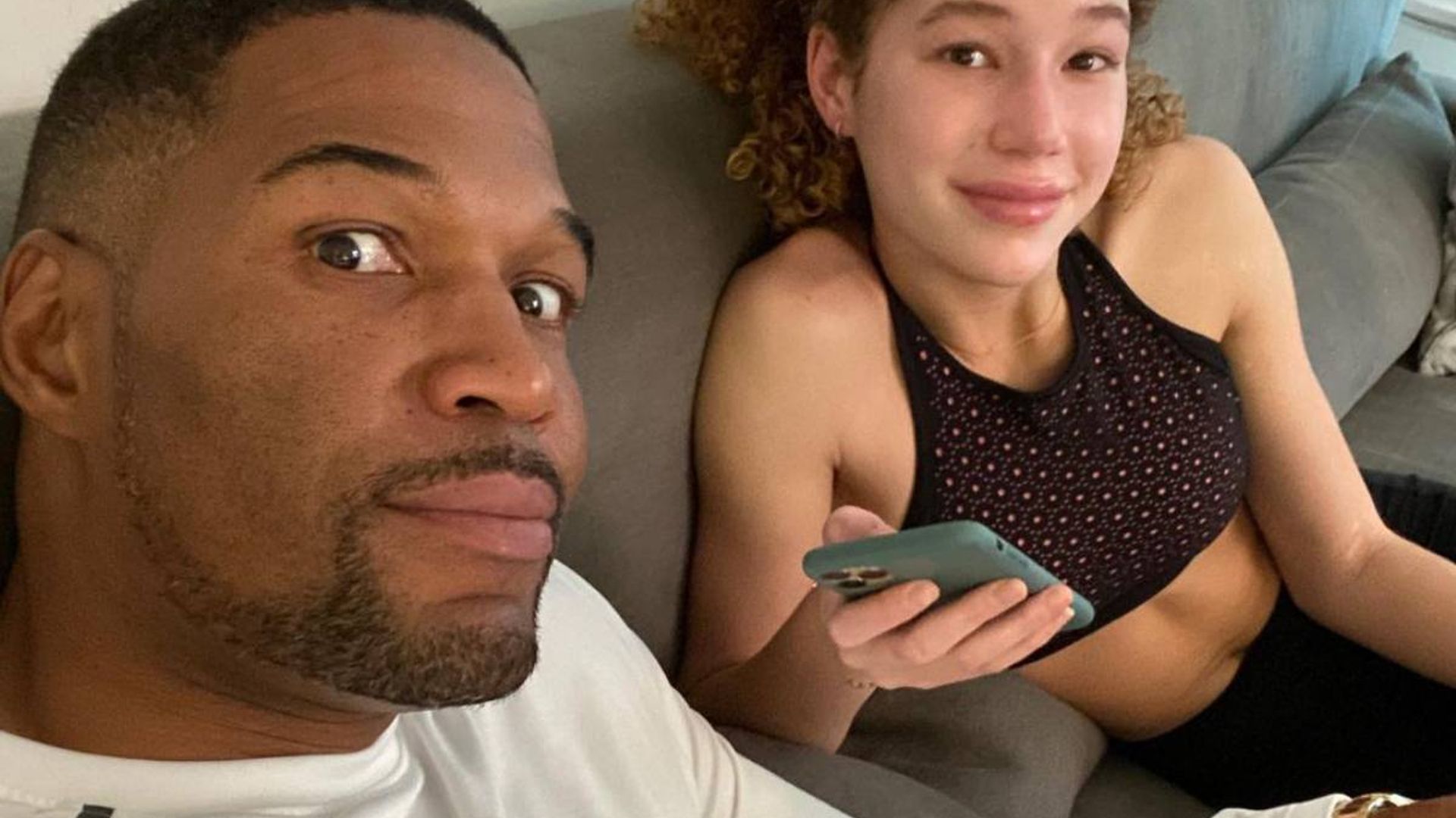 GMA's Michael Strahan's four children dispute famous dad's reputation ...