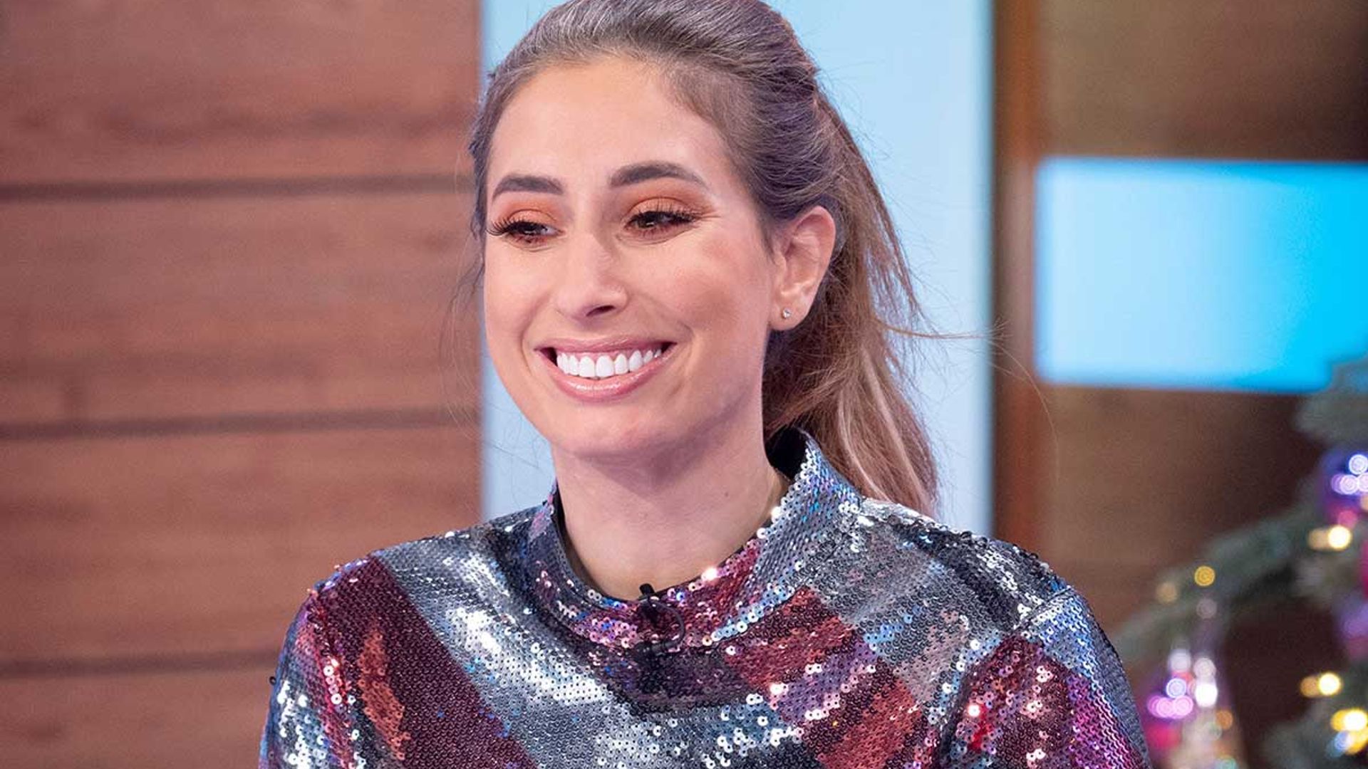 Stacey Solomon bids farewell to Loose Women in an amazing sequin dress ...